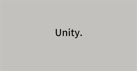 Unity Interface