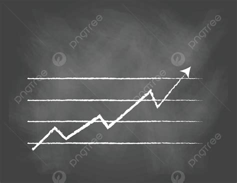 Line Graph Finance Horizontal Chalk Drawing Vector Finance Horizontal Chalk Drawing PNG And