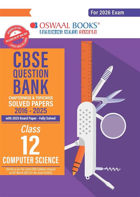 Class 12 Computer Science Ncert Book With Solutions Pdf