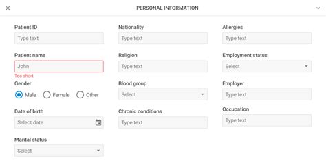 javascript hospital management system dhtmlx library