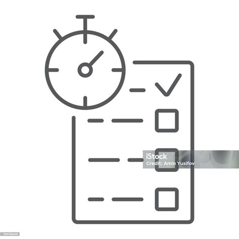 퀴즈 선 아이콘 전자 학습 및 교육 기호 벡터 그래픽 흰색 배경 Eps 10에 선형 패턴을 조사 개념에 대한 스톡 벡터 아트 및 기타 이미지 Istock