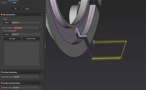 Really Stuggling With The Additive Pipe Tool Is This Out Of Freecads Capablities Or Am I