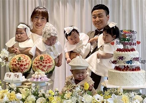 한국 34년 만의 다섯 쌍둥이마산 돌잔치에 전국이 웃음꽃