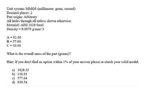 Solved Problem Make A Solidworks Part Using The Chegg