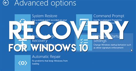 Cara Masuk Ke Menu Recovery Safe Mode Pada Windows 8 10 Reza Nauma Tutorial And Tips