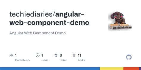 GitHub Techiediaries Angular Web Component Demo Angular Web Component Demo
