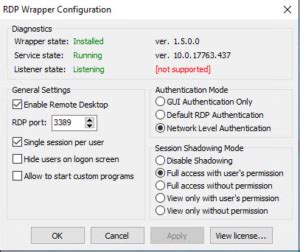 Windows Probleme Beim Rdp Wrapper L Sen Andy S Blog