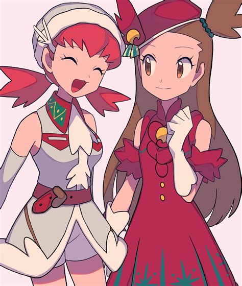 Jasmine Whitney Jasmine And Whitney Pokemon And 1 More Drawn By
