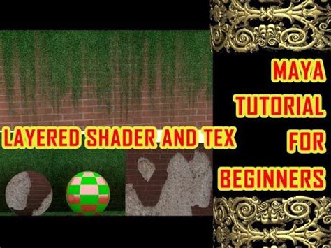 How To Use Layered Texture In Maya Maya Layered Texture LAYERED SHADER AND LAYER TEXTURE IN