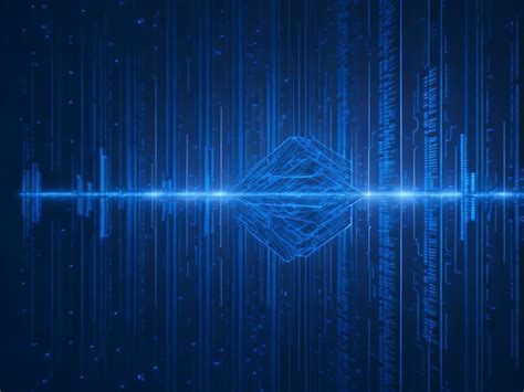 Premium Photo Blue Digital Binary Data On Computer Screen Background