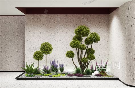 现代庭院小品植物小叶女贞球树花草模型SU模型下载 ID 104290175 建e网su模型