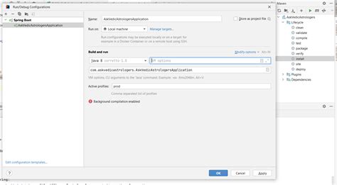 Maven Springboot Not Reading Applicationyml File When I Set Springactiveprofile Stack