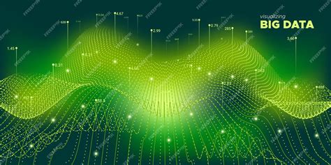 Premium Vector Big Data Analysis Abstract Background