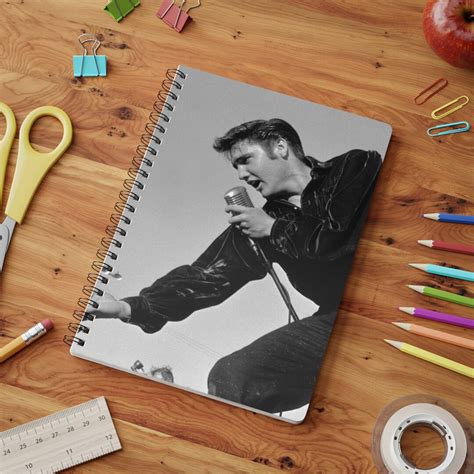 Elvis Presley Wire Bound Softcover Notebook A5 Etsy