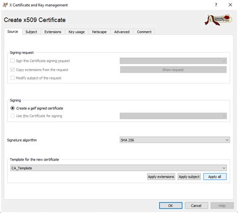 Creating A Certificate Structure Using Xca Icom Os Routers