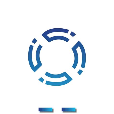 Premium Vector Abstract Swirl Circle Blue Round Design Element Frame Abstract Background