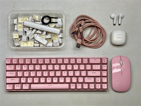 MageGee MK Box 65 Mechanical Keyboard Pink Computers Tech Parts Accessories Computer