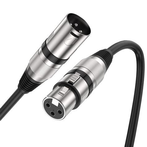 Moswag Microphone Cable Xlr Male To Xlr Female 10ft 3m