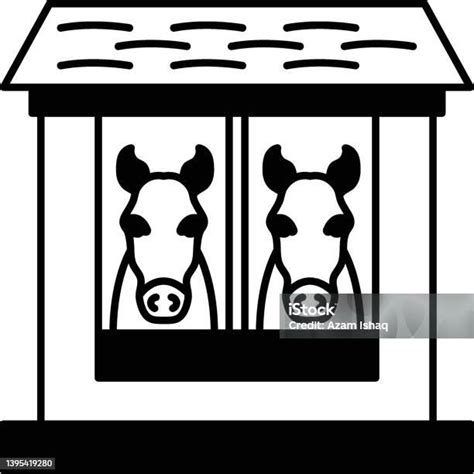 말 백합 야드 벡터 아이콘 디자인 농업 및 농업 기호 마을 생활 표지판 농촌 및 축산 재고 일러스트레이션 승마 시설 개념 0명에 대한 스톡 벡터 아트 및 기타 이미지