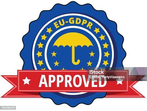 Eu Gdpr 승인 레이블 그림 Cpu에 대한 스톡 벡터 아트 및 기타 이미지 Cpu 개인정보보호 규정 금고 보안 장비 Istock