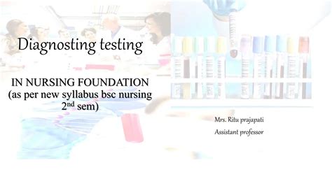 Diagnosting Testing Bsc 2nd Sem Pptx Pptx