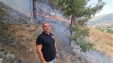 Изјава Стојанче Ангелов кај пожарот до Милетино Општина Брвеница Youtube