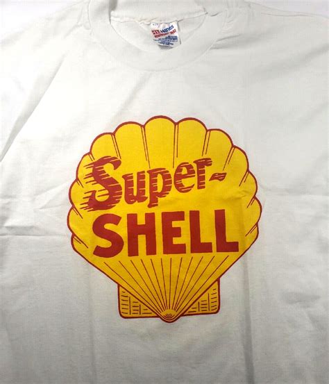Vintage Super Shell Gas Oil Company Logo Single Stitc… Gem