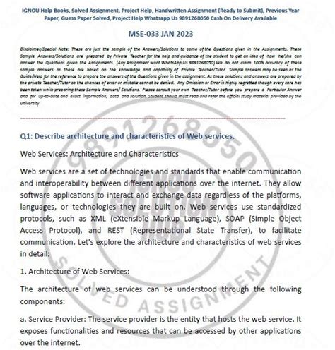 Ignou Mse 33 Solved Assignment Jan 2023 English Medium