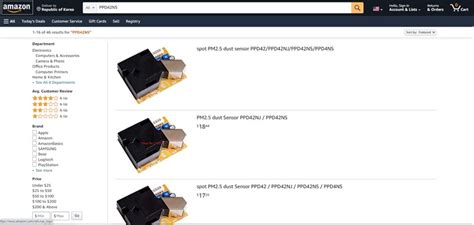 PPD NS Fine Dust Sensor Arduino Sensors For Everyone