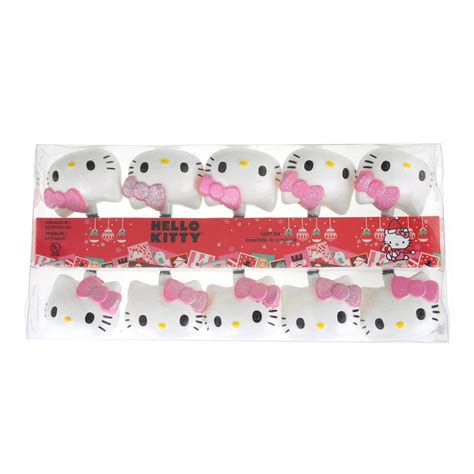 Hello Kitty Plastic Ornament String Light Set 10 Lights 12 Feet