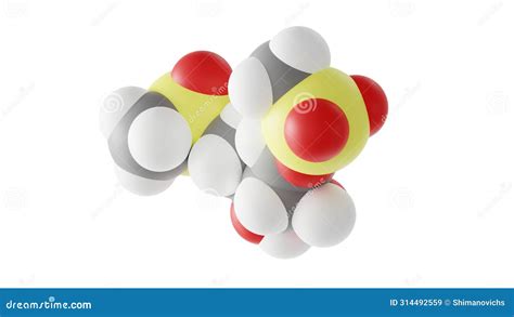 Treosulfan Molecule Alkylating Antineoplastic Agents Molecular Structure Isolated 3d Model