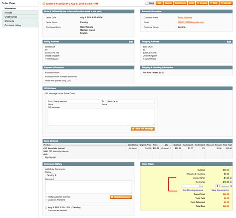 Order Total Adjustments By Admin Magento 1 Extension Flat Discount Or