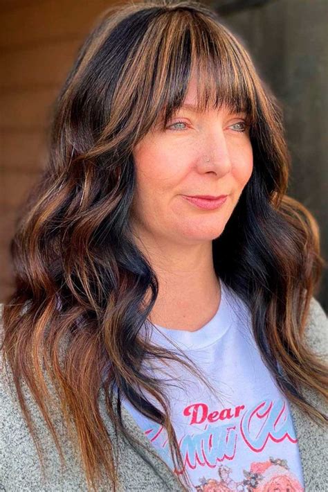 Glamorous Bang Hairstyles For Older Women That Will Beat Your Age