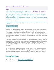 Designing Clock Signals With 555 Timer Oscillator A Practical Course Hero