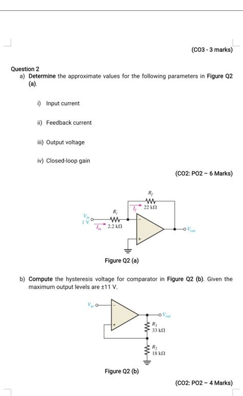 Solved Co3 3 Marks Question 2 A Determine The