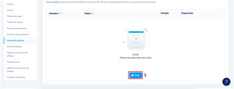 Cómo crear una clave API pública en systeme io Ayuda