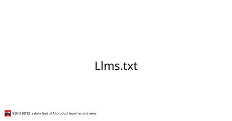 Llmstxt Bens Bites