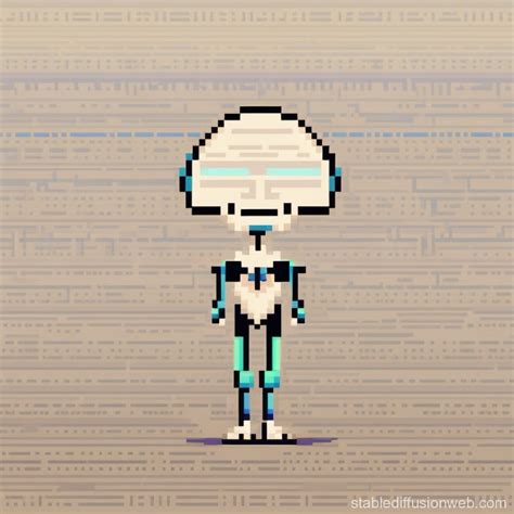 16 Bit Pixel Walking Sprite Sheet For Main Character Of Flashback