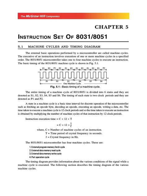 8051 microcontroller instruction pdf computer hardware computer science