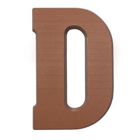 Brunner Chocolate Moulds Letter D Online Shop