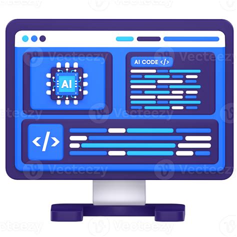 3d Illustration Ai Programming 55938847 Png