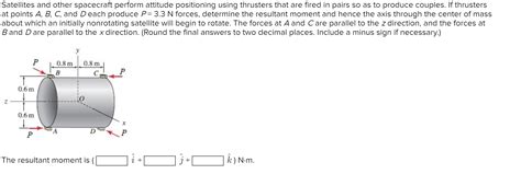 Solved Satellites And Other Spacecraft Perform Attitude