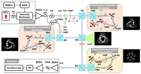 Experimental Setup For Polarization Insensitive Oam Modes Multiplexing Download Scientific