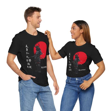 Bushido Shirt Seven Code Of Bushido Martial Arts Shirt Karate Shirt