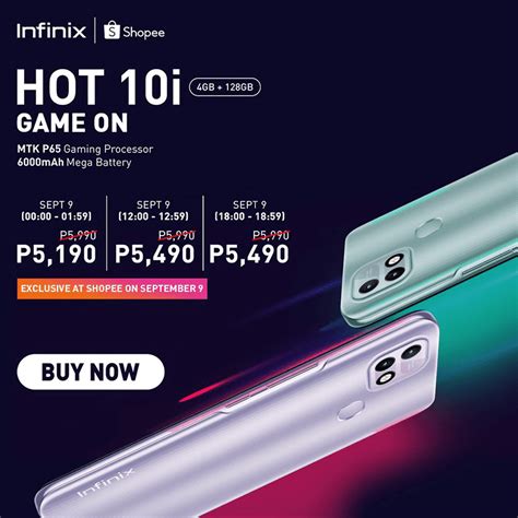 Infinix Announces Shopee Deals For The Hot I And More
