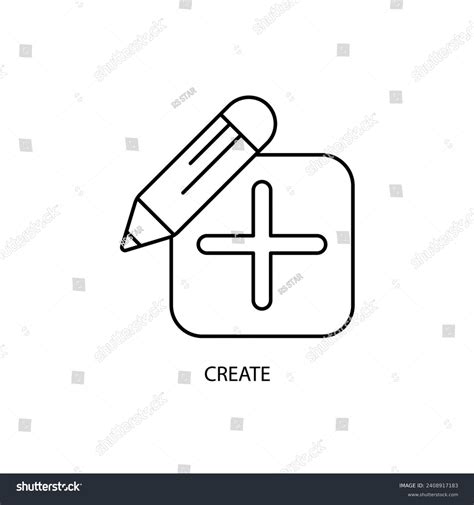 Create Concept Line Icon Simple Element Stock Vector Royalty Free