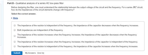 Solved Learning Goal To Analyze And Design A Passive Chegg Com
