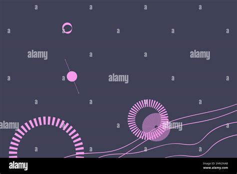 Modern Background With Abstract Elements And Dynamic Shapes With Dark