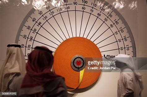 Saudi Artist Ahmad Al Ghamdi Talks With Other Saudi Artists As He News Photo Getty Images