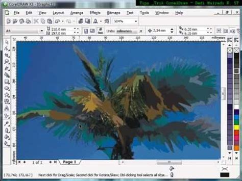 Tracing Technique Tutorial Corel Draw Tips And Trick Mastering Corel Draw Drawing Software